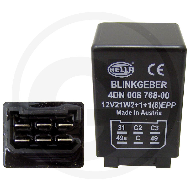 Hella Centrale clignotante, électronique